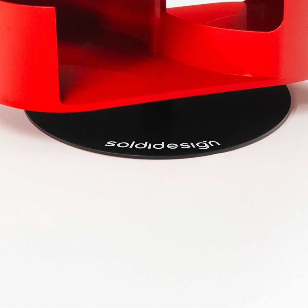 SoldiDesign - Infinity Red - designer shoe rack – SoldiDesignOfficial
