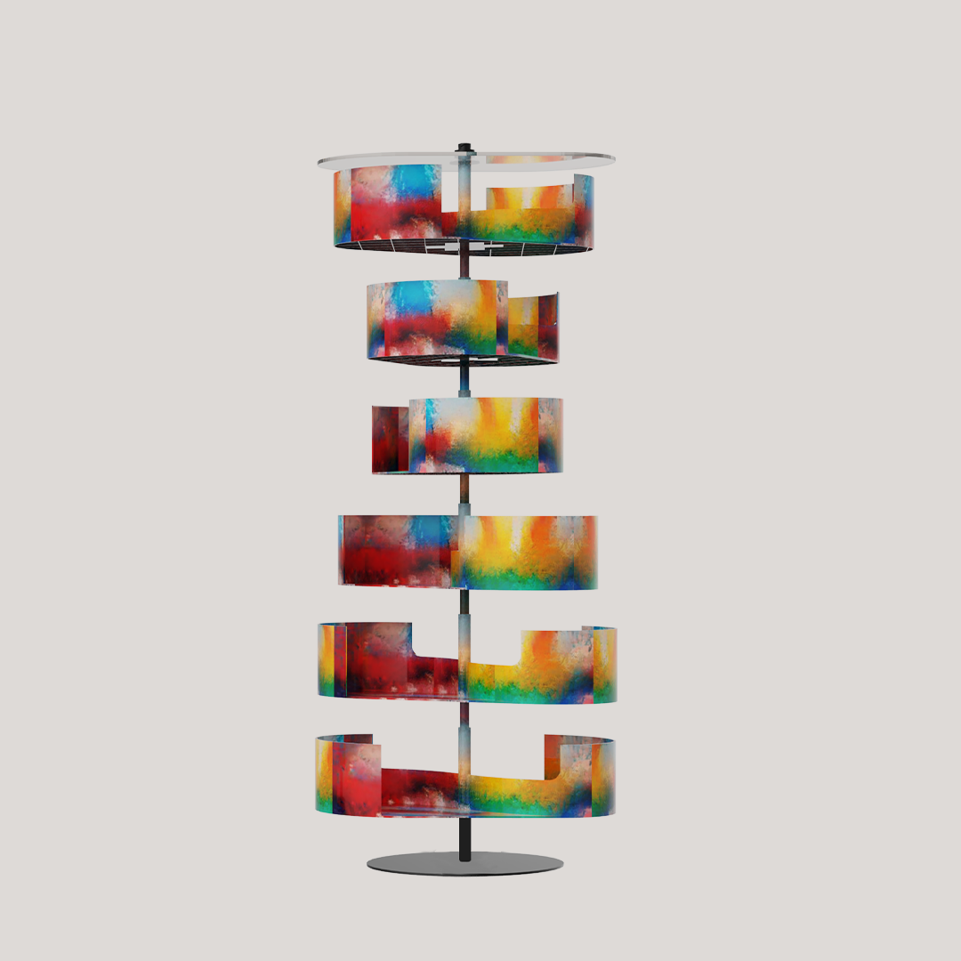 SoldiDesign – Infinity Limited Edition – Colorful design bookcase ...
